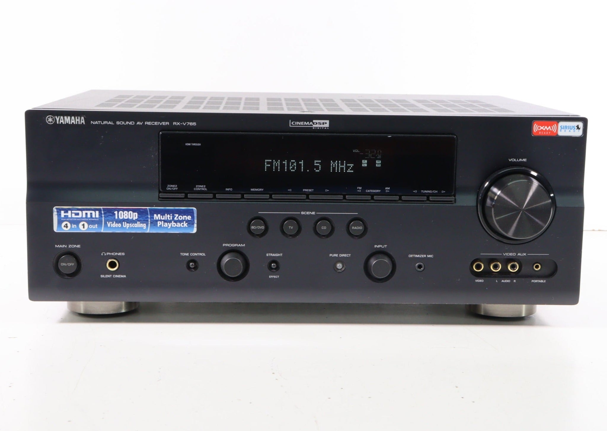 Yamaha RX-V765 Natural Sound AV Audio Video Receiver with HDMI (NO REM
