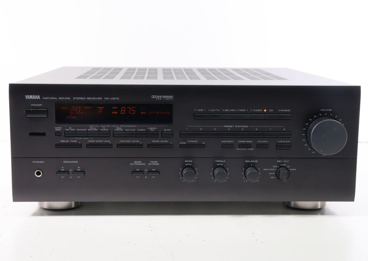 Yamaha RX-V870 Natural Sound AV Stereo Receiver (NO REMOTE) — SpenCertified