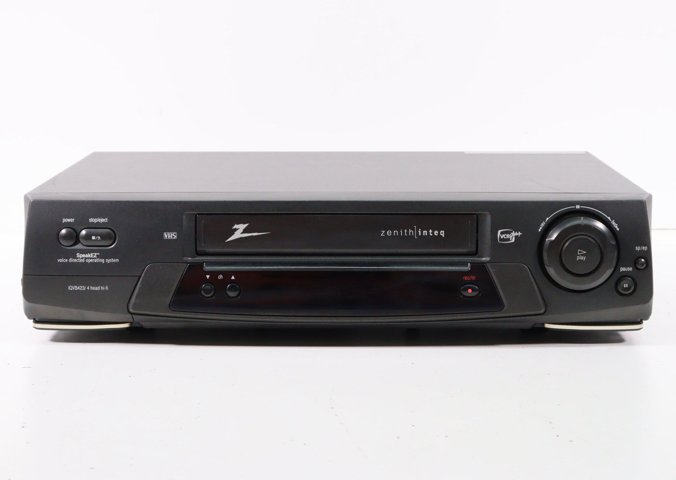 Zenith IQVB423 4-Head Hi-Fi VCR Video Cassette Recorder