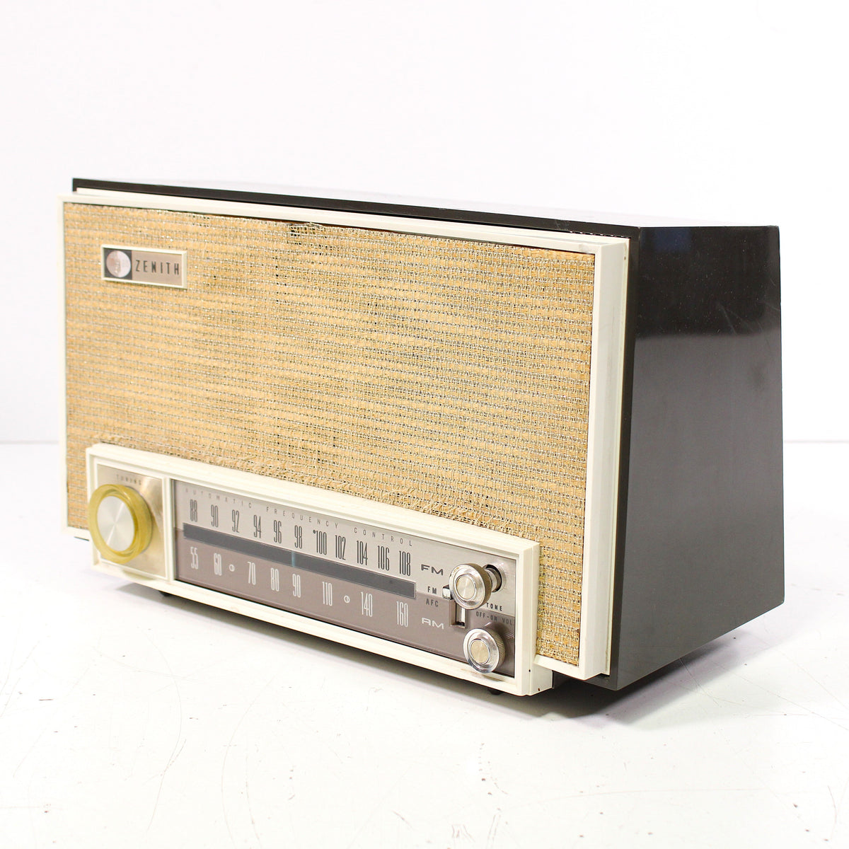 Zenith K725 Vintage AM FM Mid-Century Tube Radio (1960s) — SpenCertified