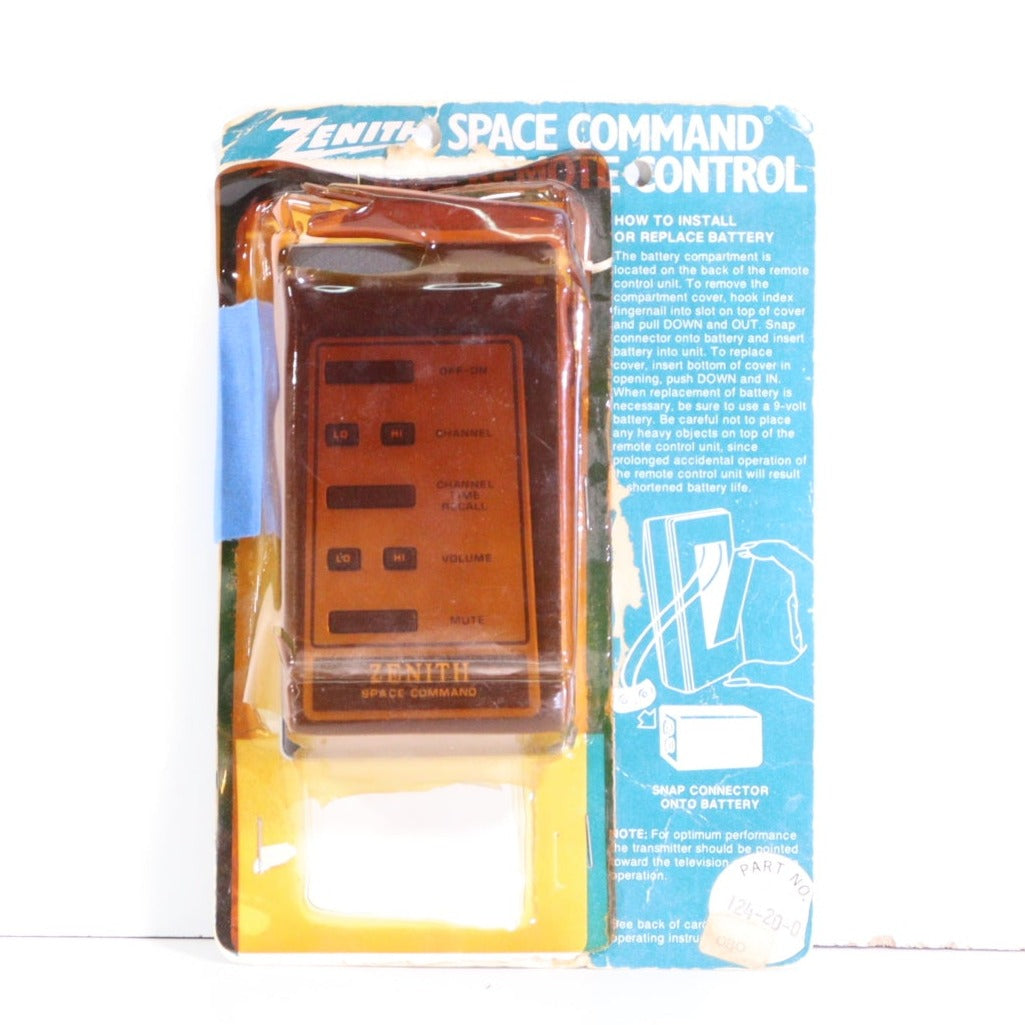 Zenith Space Command 1600 Remote Control for TV with Original Box ...