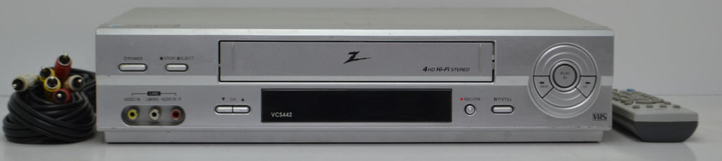 Zenith VCS442 4-Head Hi-Fi Stereo VCR VHS Player Recorder
