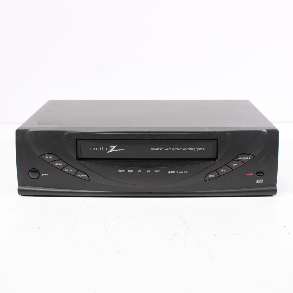 Zenith VRB420 4-Head Hi-Fi VCR Video Cassette Recorder