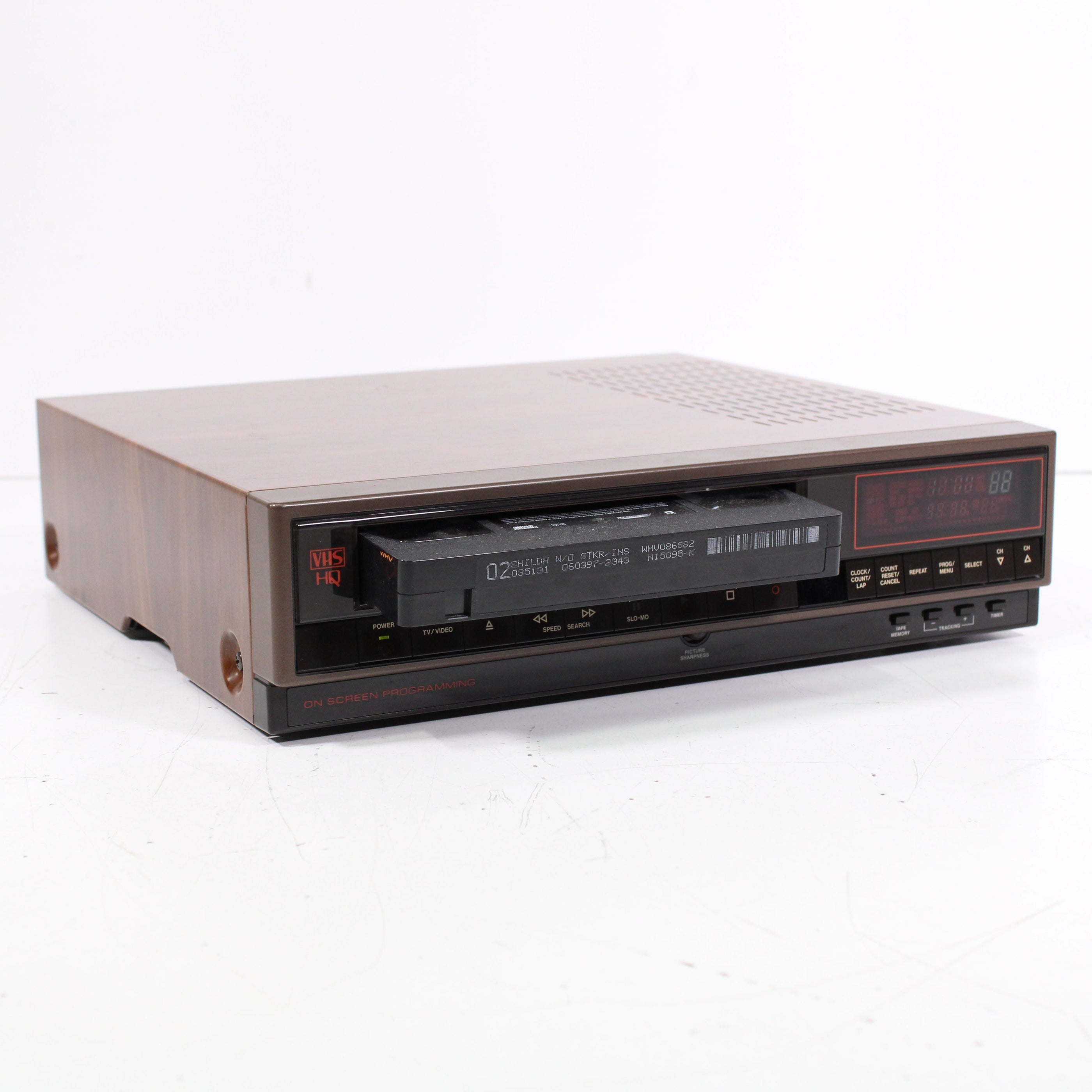 Zenith VRE205 VCR Video Cassette Recorder Simulated Wood Grain ...