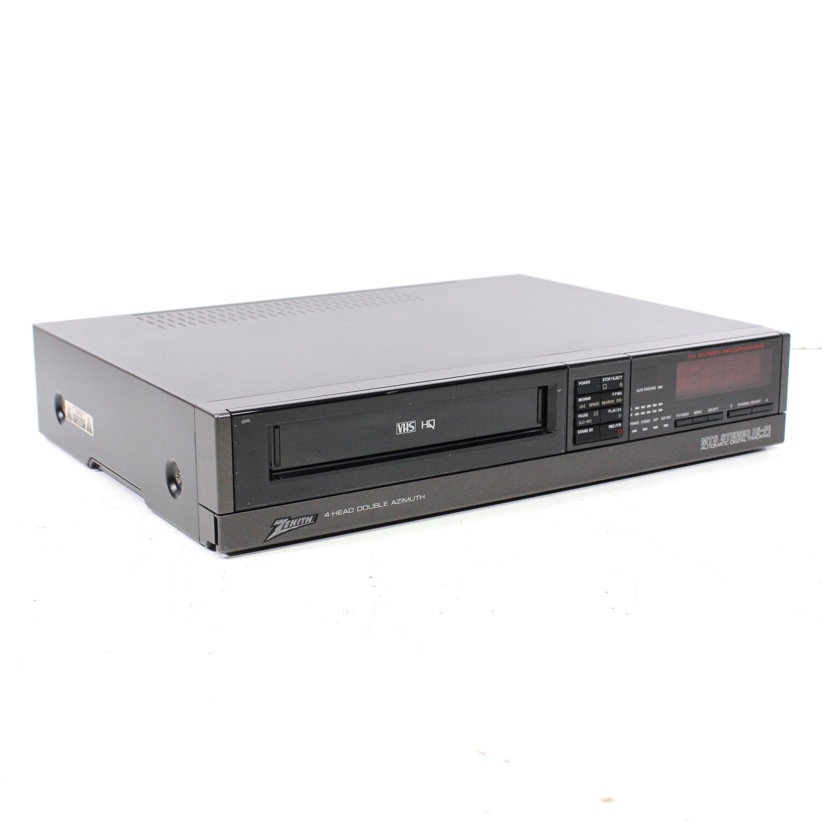 Zenith VRF510HF Rare 4-Head Double Azimuth Hi-Fi VCR VHS Player ...