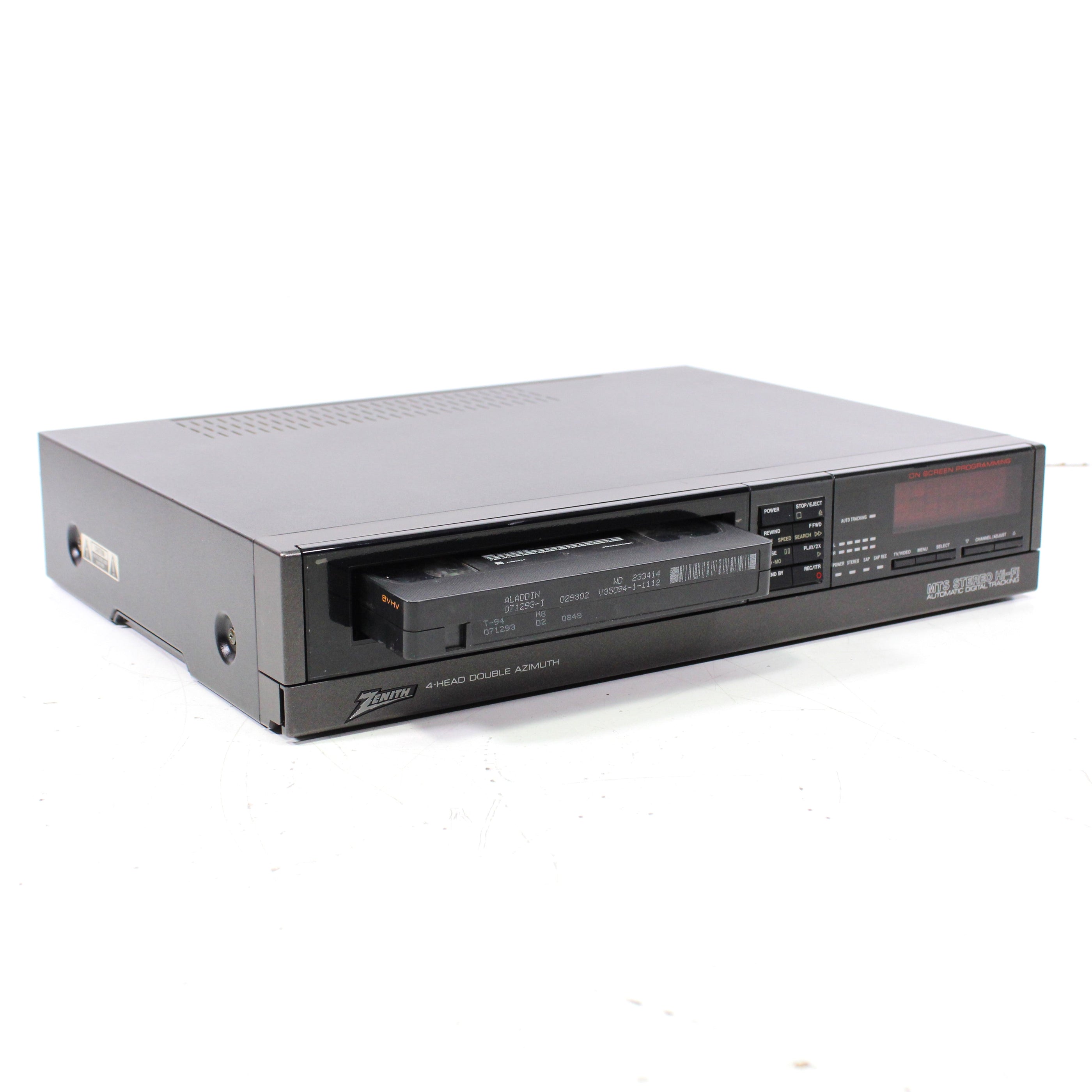 Zenith VRF510HF Rare 4-Head Double Azimuth Hi-Fi VCR VHS Player ...