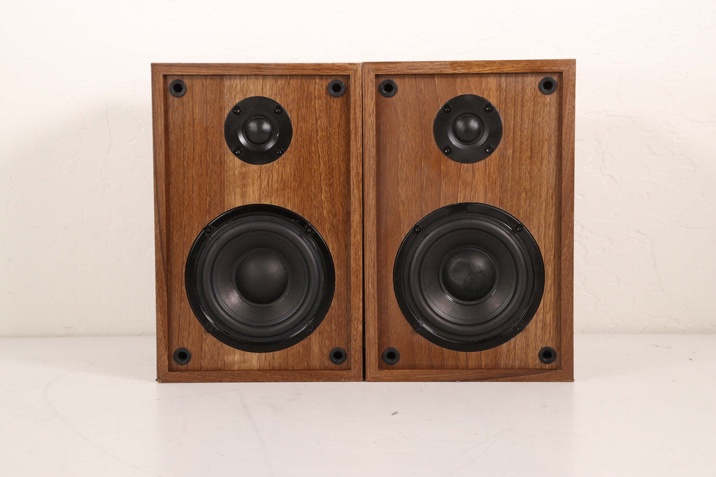 1byOne Small Bookshelf Speaker Pair Set