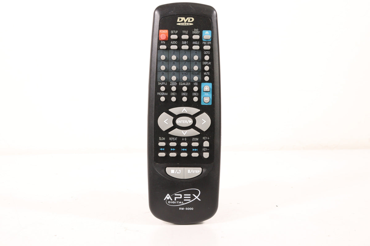 APEX DIGITAL RM-5000 REMOTE FOR DVD PLAYER — SpenCertified