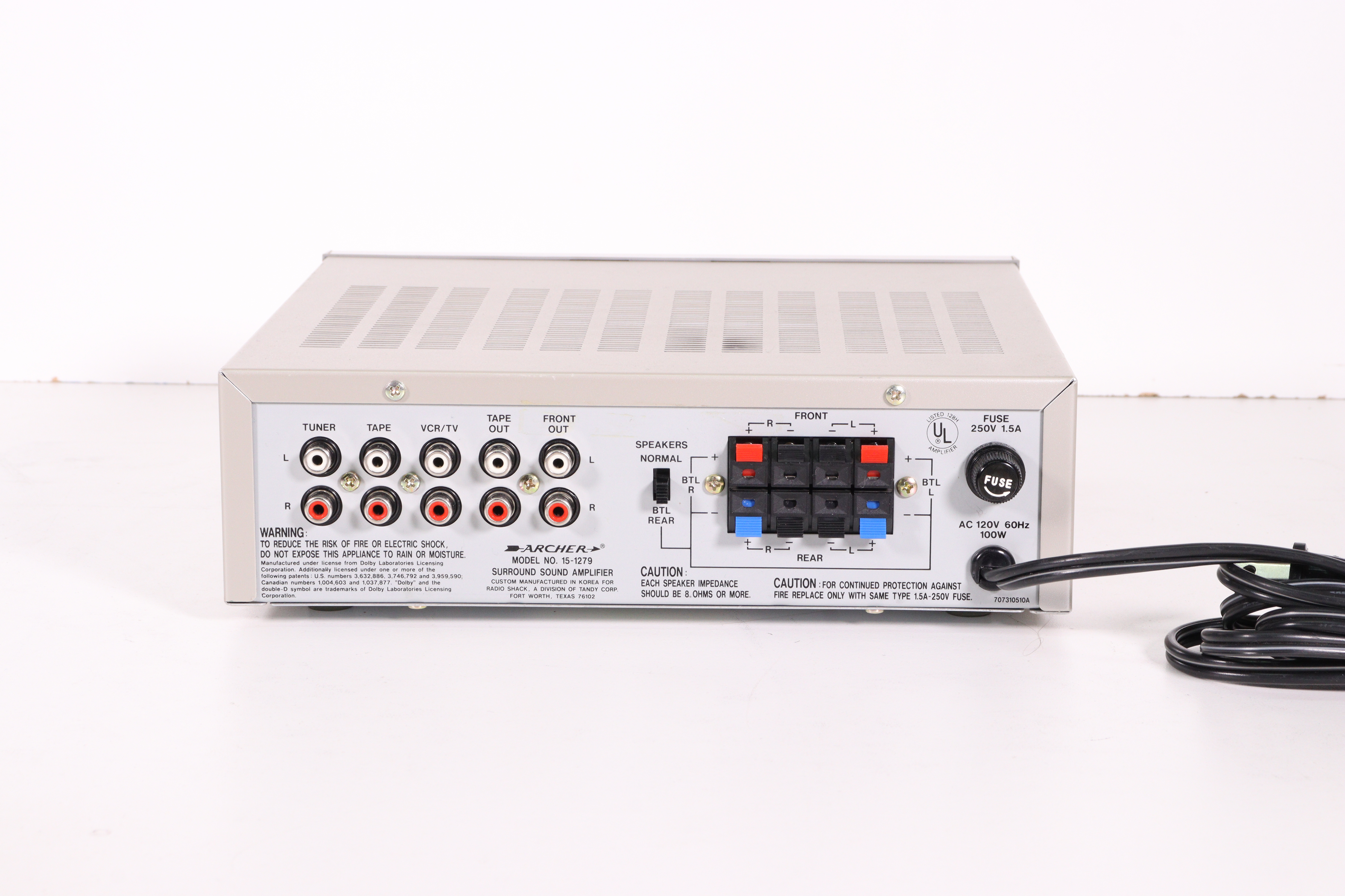 ARCHER No. 15-1279 Dolby Surround Amplifier — SpenCertified
