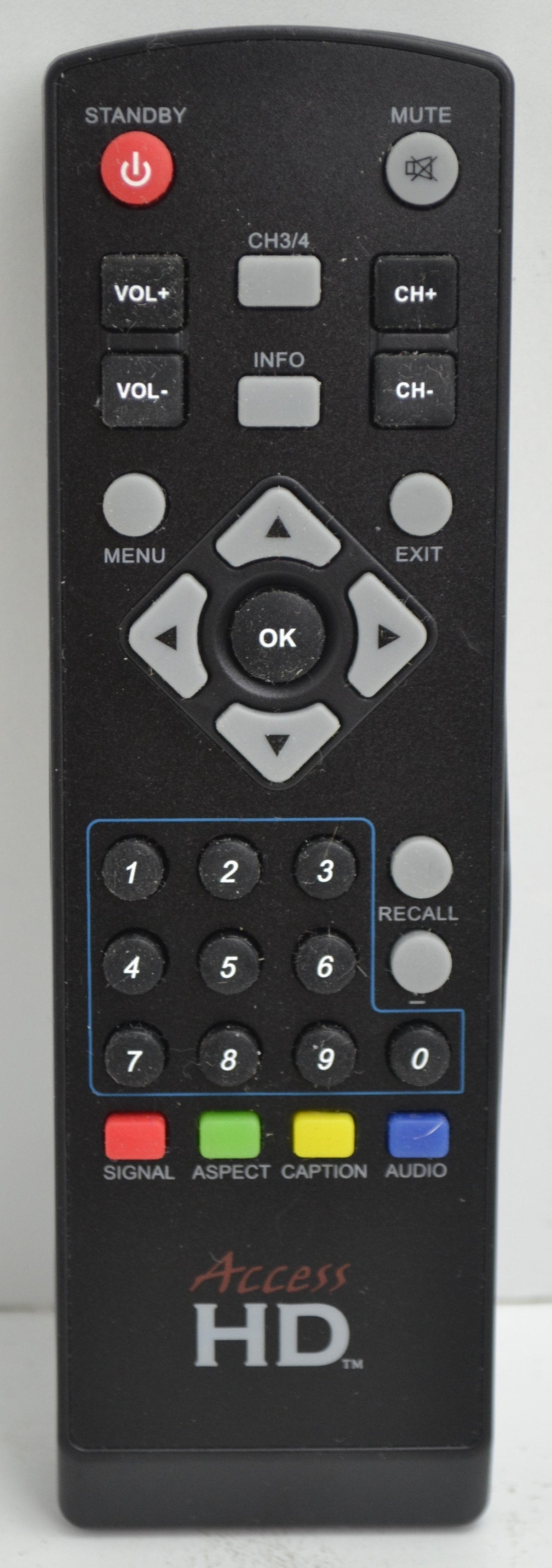 Access HD RC43D TV / Television and Digital Converter Box Remote Contr ...