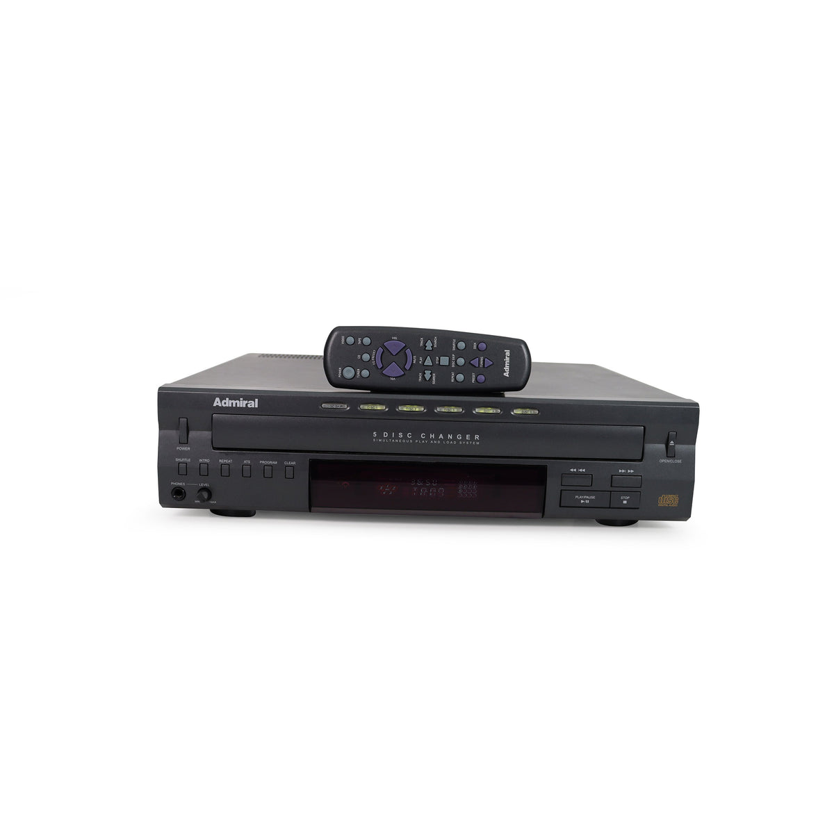 Admiral GRD67219 5-Disc Carousel CD Player — SpenCertified