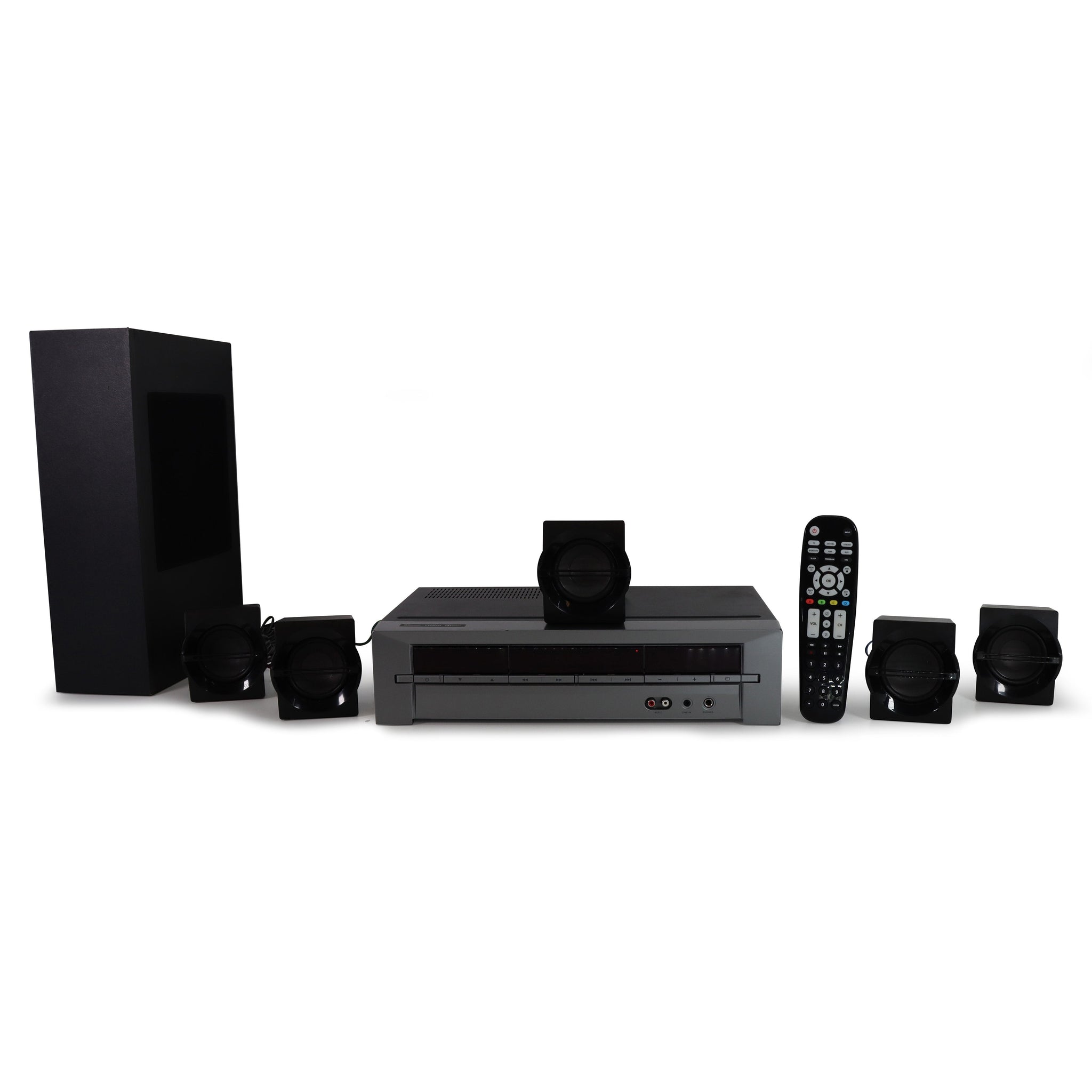 Blackweb BWA18SB003 + AV62981-SW 1000-Watt 5.1 Channel Receiver Home T