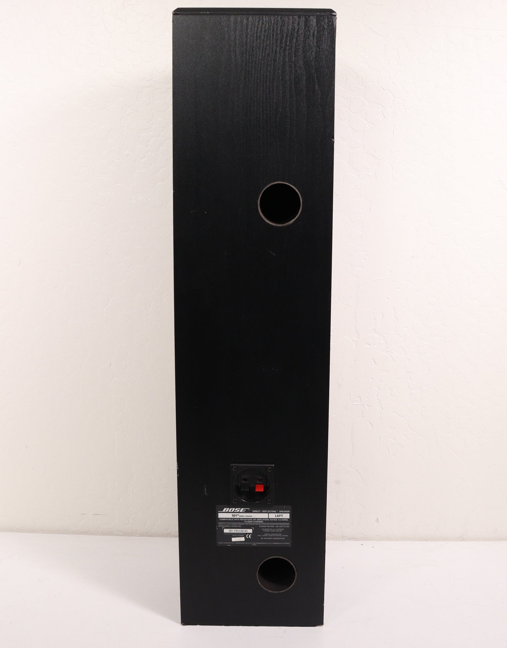Bose 501 Series V Speaker Tower Pair Direct / Reflecting 6 Ohms 200 Wa ...