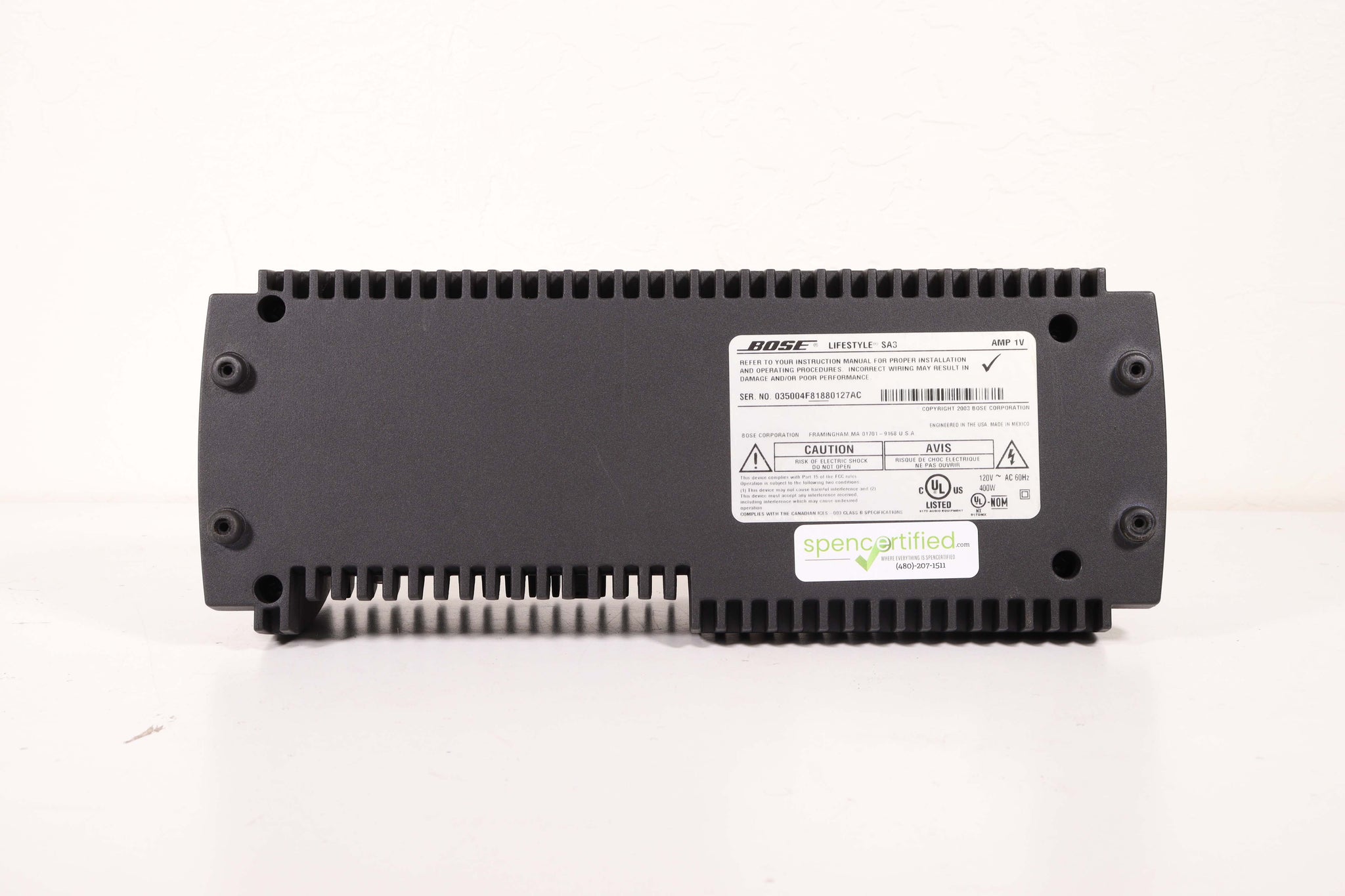 Bose Lifestyle SA3 AMP 1V Part Amplifier Small Speaker Power Source