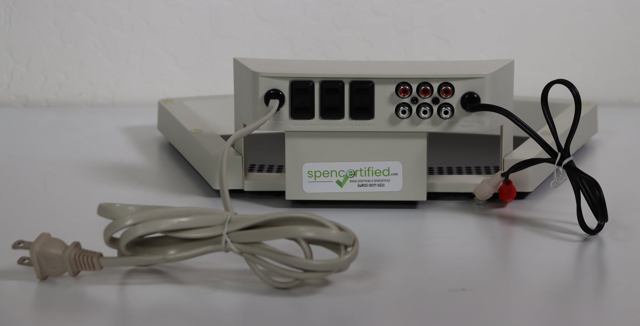 Bose Wave Radio CD AM FM Pedestal Platinum White AWACCQ Personal Home