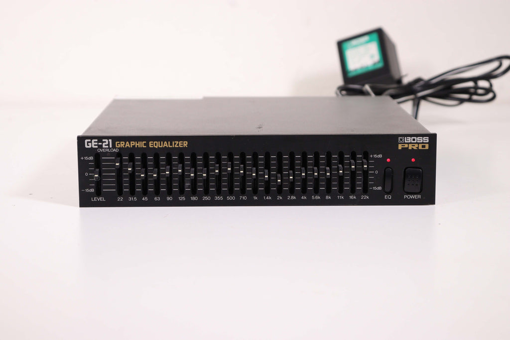 Boss Pro GE-21 Graphic Equalizer Mono Quarter Inch Jacks Made In Japan