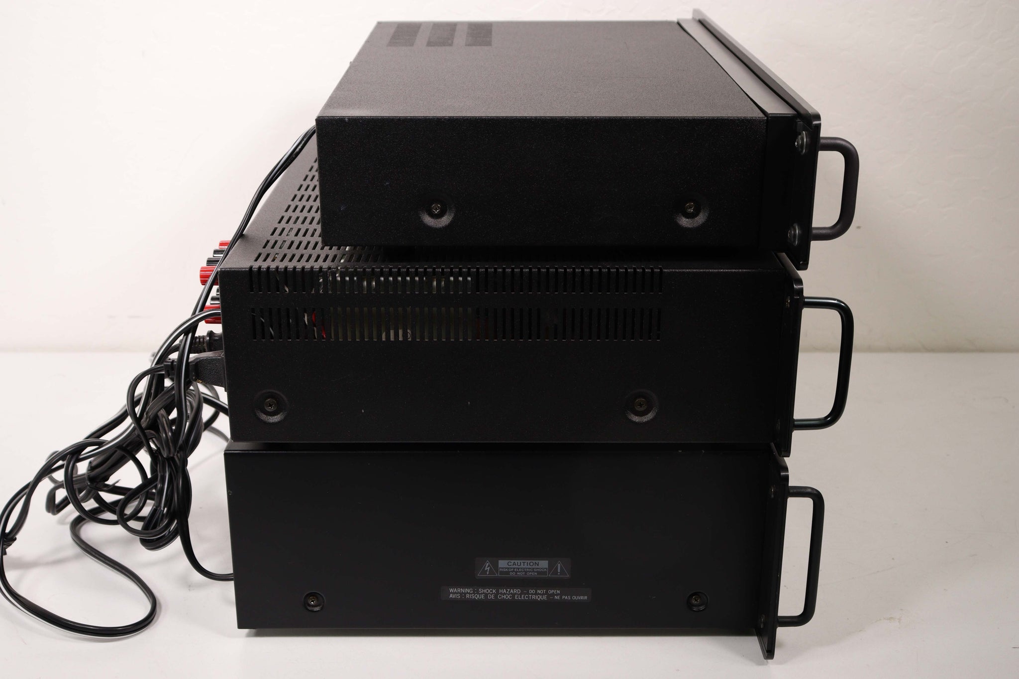 Carver Complete Rack System Bundle - CD Player + Cassette Player + Int