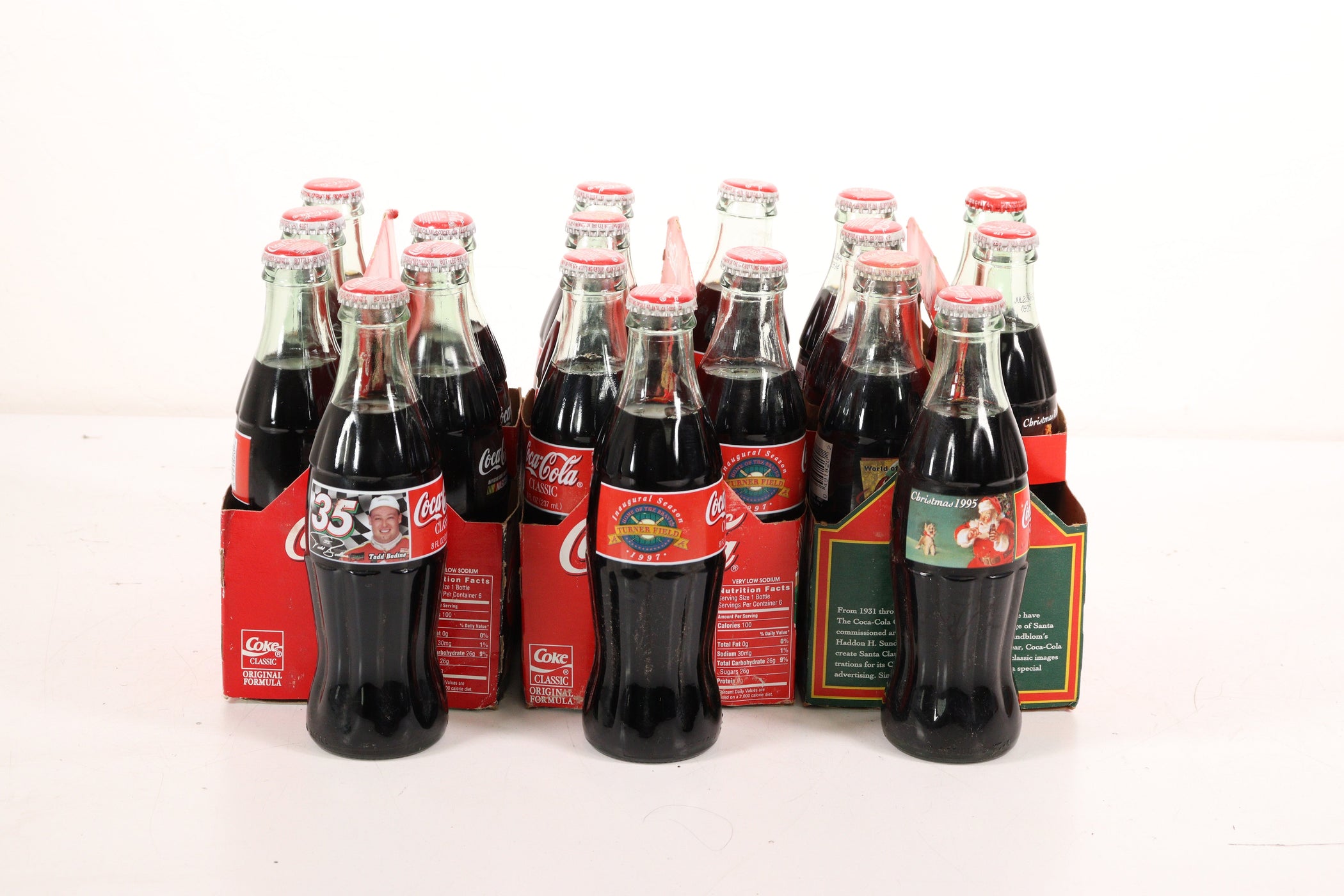 Coca-Cola Soda Bottle Set Collectible Vintage — SpenCertified