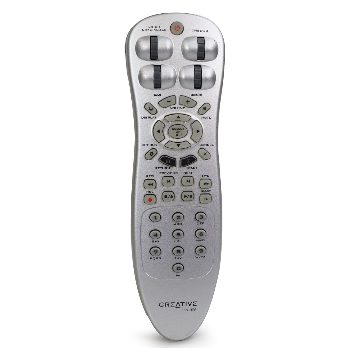 Creative RM-1800 Remote Control — SpenCertified