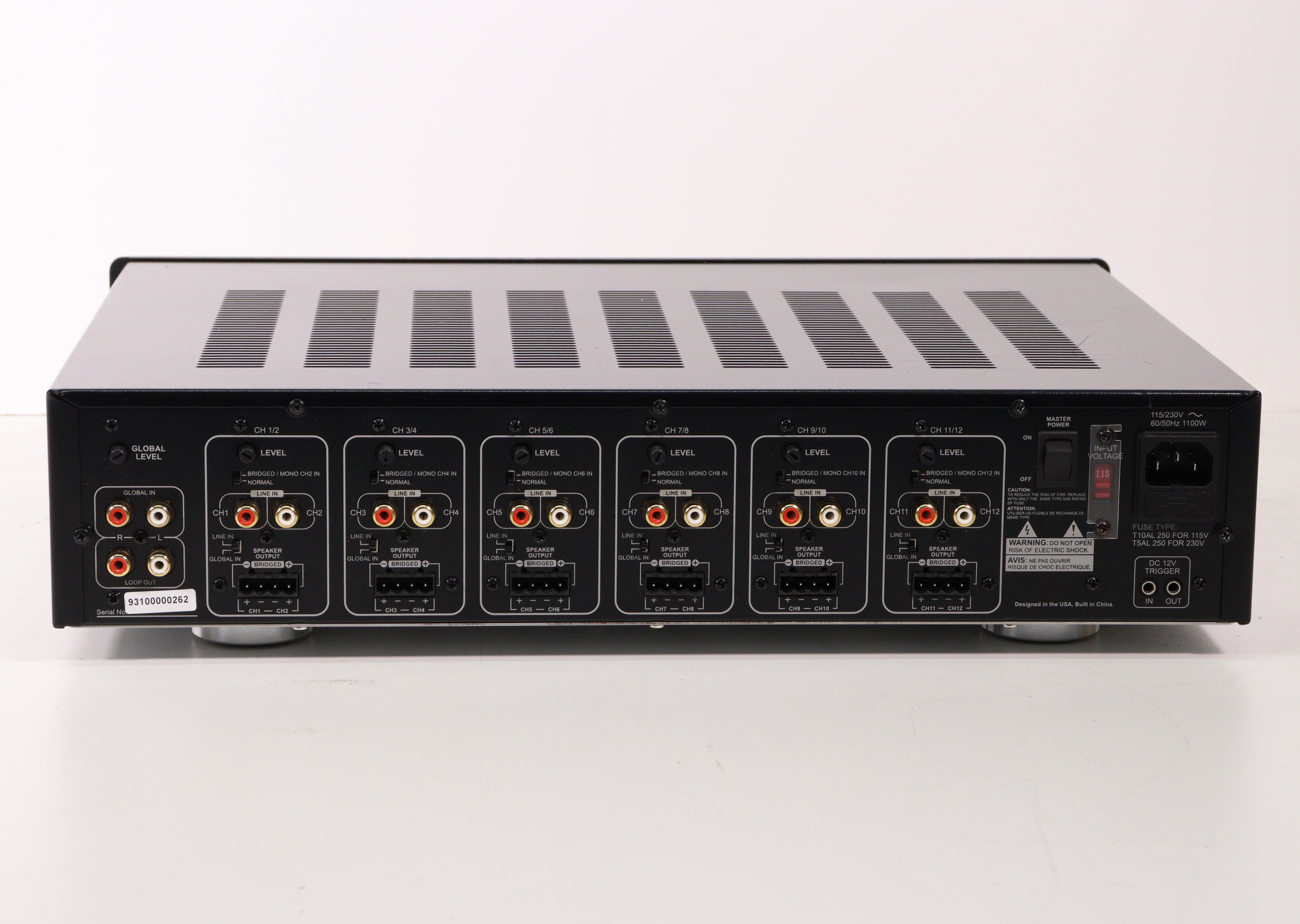 Current Audio 6 Zone 12 Channel D Force Amplifier — SpenCertified