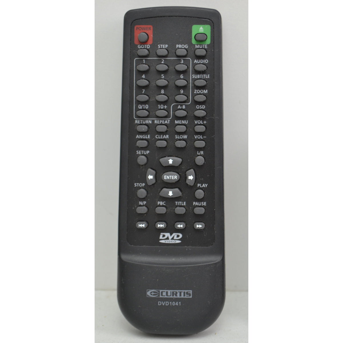Curtis DVD1041 DVD Player Remote Control — SpenCertified