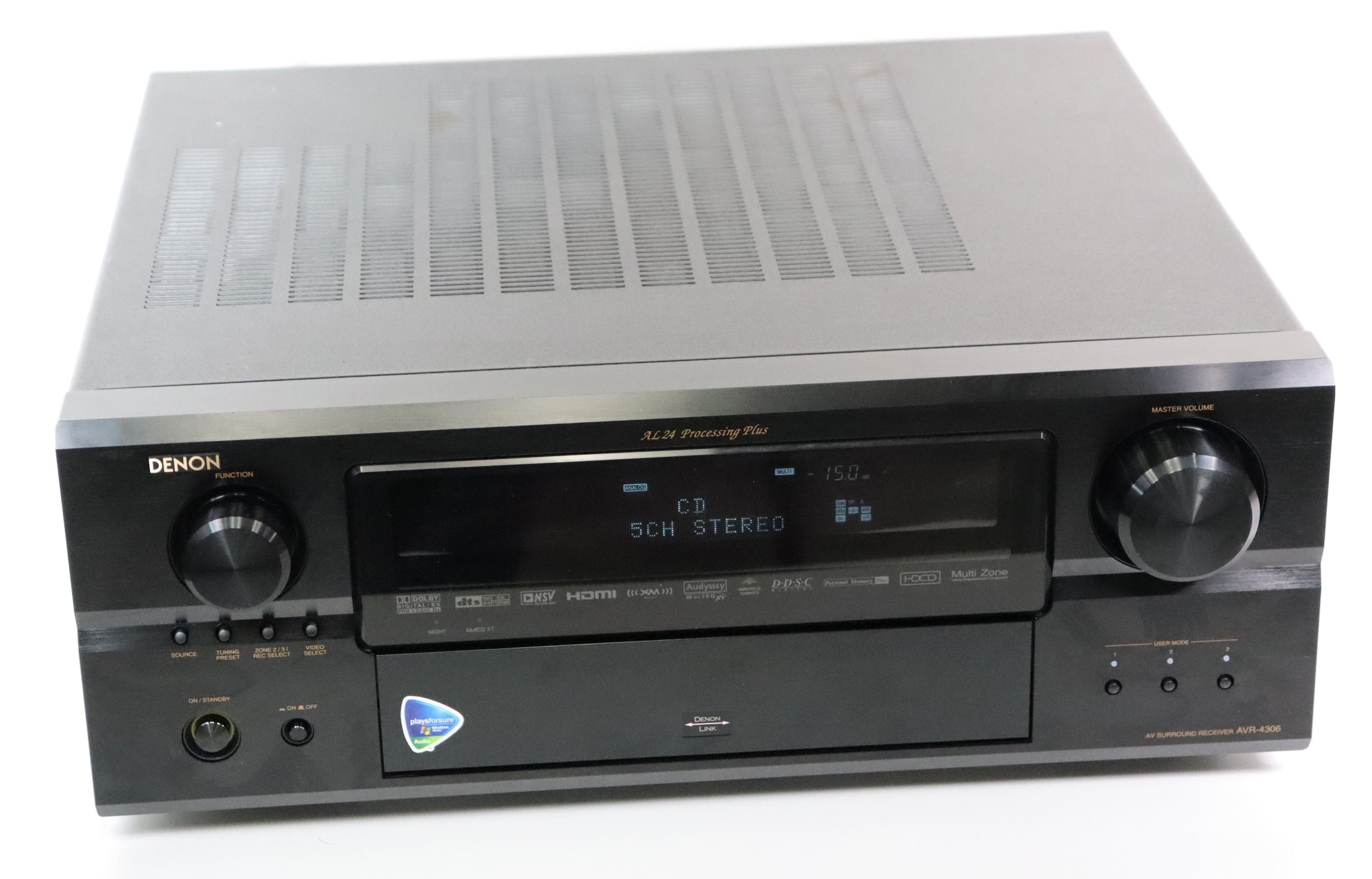 Denon AVR-4306 AV Surround Receiver Home Stereo HDMI Phono 7.1 Channel