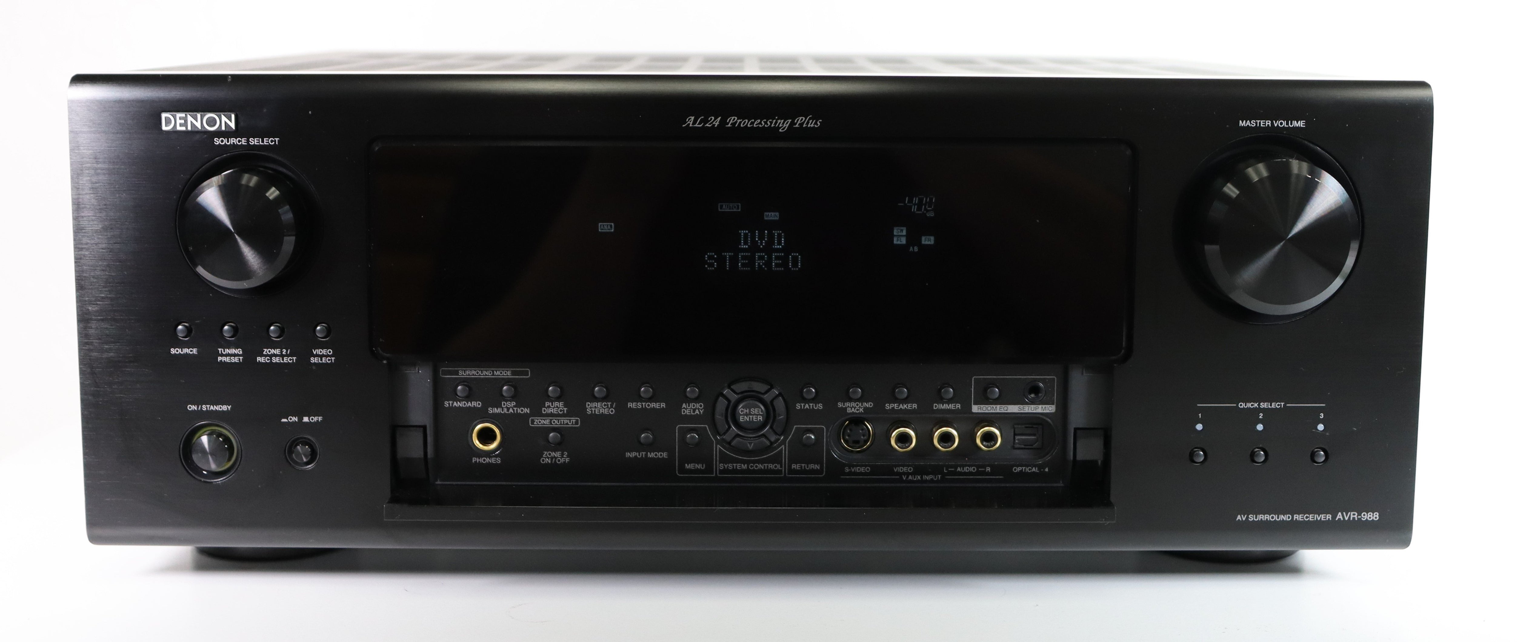 Denon AVR-988 AL24 Processing Plus AV Surround Receiver with HDMI and ...
