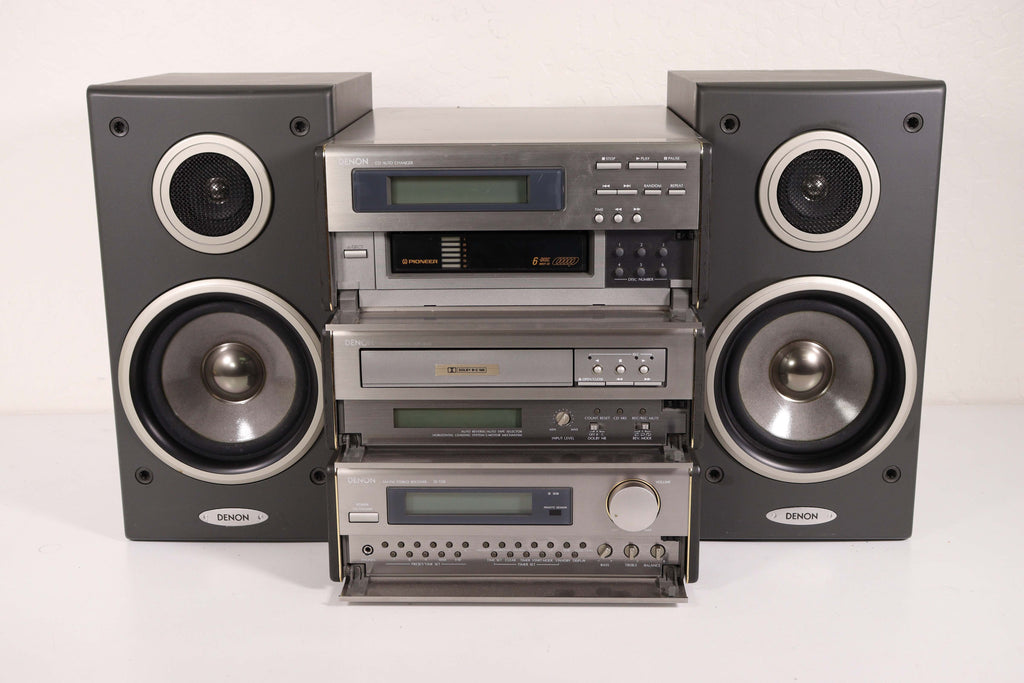 Denon D-150 Multi-Component Mini System CD Player Cassette Deck AM FM