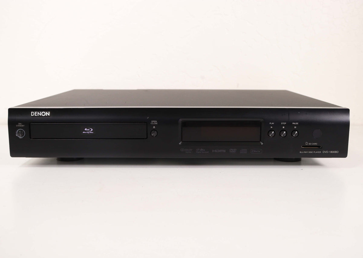 Denon DVD-1800BD Blu-Ray Disc DVD Player Single SD Card Slot (NO REMOT ...