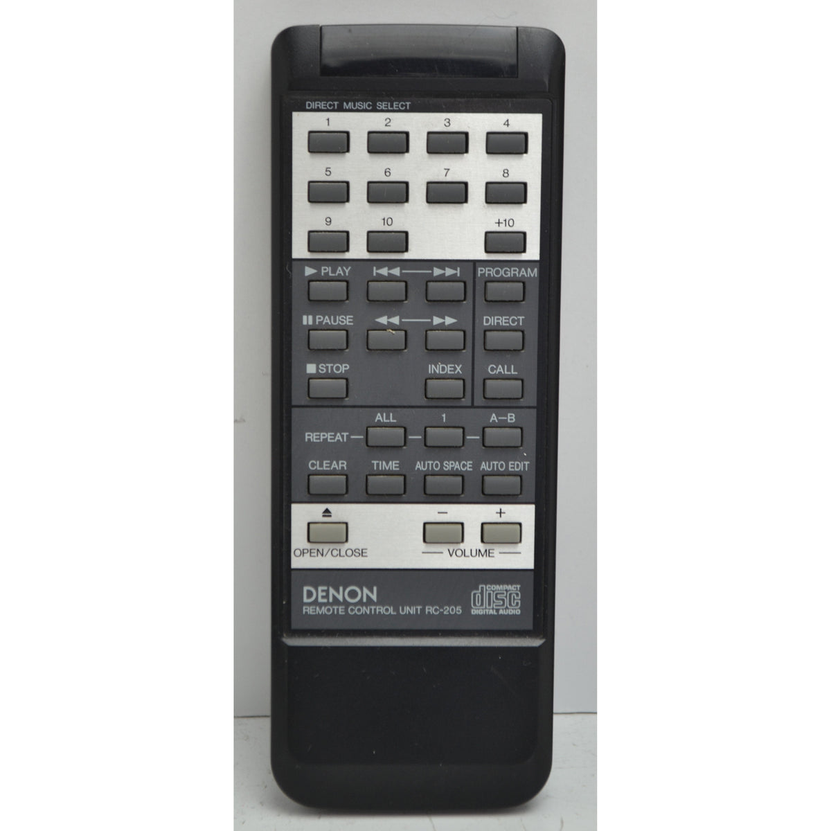 Denon RC-205 Remote Control for CD Player DCD-1400 — SpenCertified
