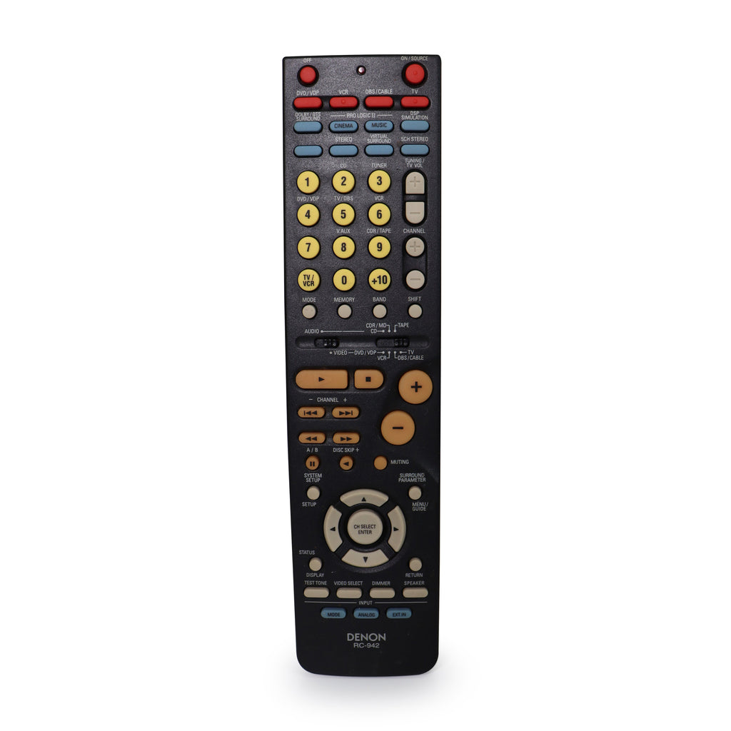 Denon RC-942 Remote Control for AVR-484 Precision Audio Component/Inte