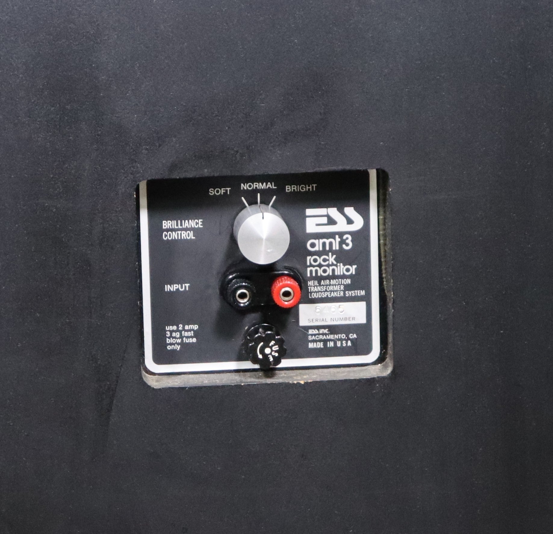 ESS AMT 3 Rock Monitor Air Motion Transformer Loudspeaker Stereo Pair ...