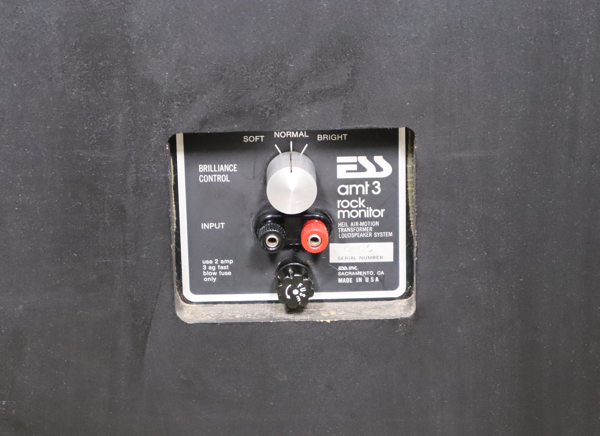 ESS AMT 3 Rock Monitor Air Motion Transformer Loudspeaker Stereo Pair ...