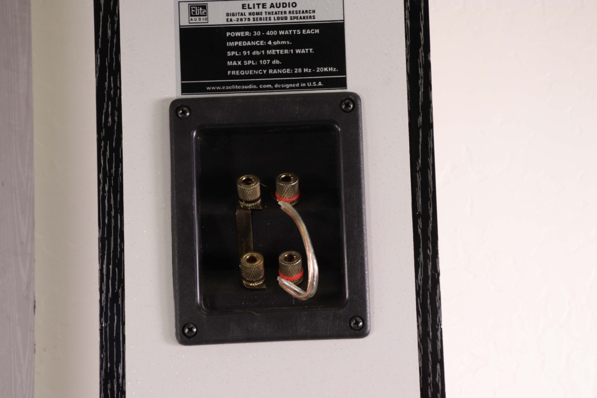 Elite Audio Digital Home Theater Research EA-2875 Series Loud Speakers