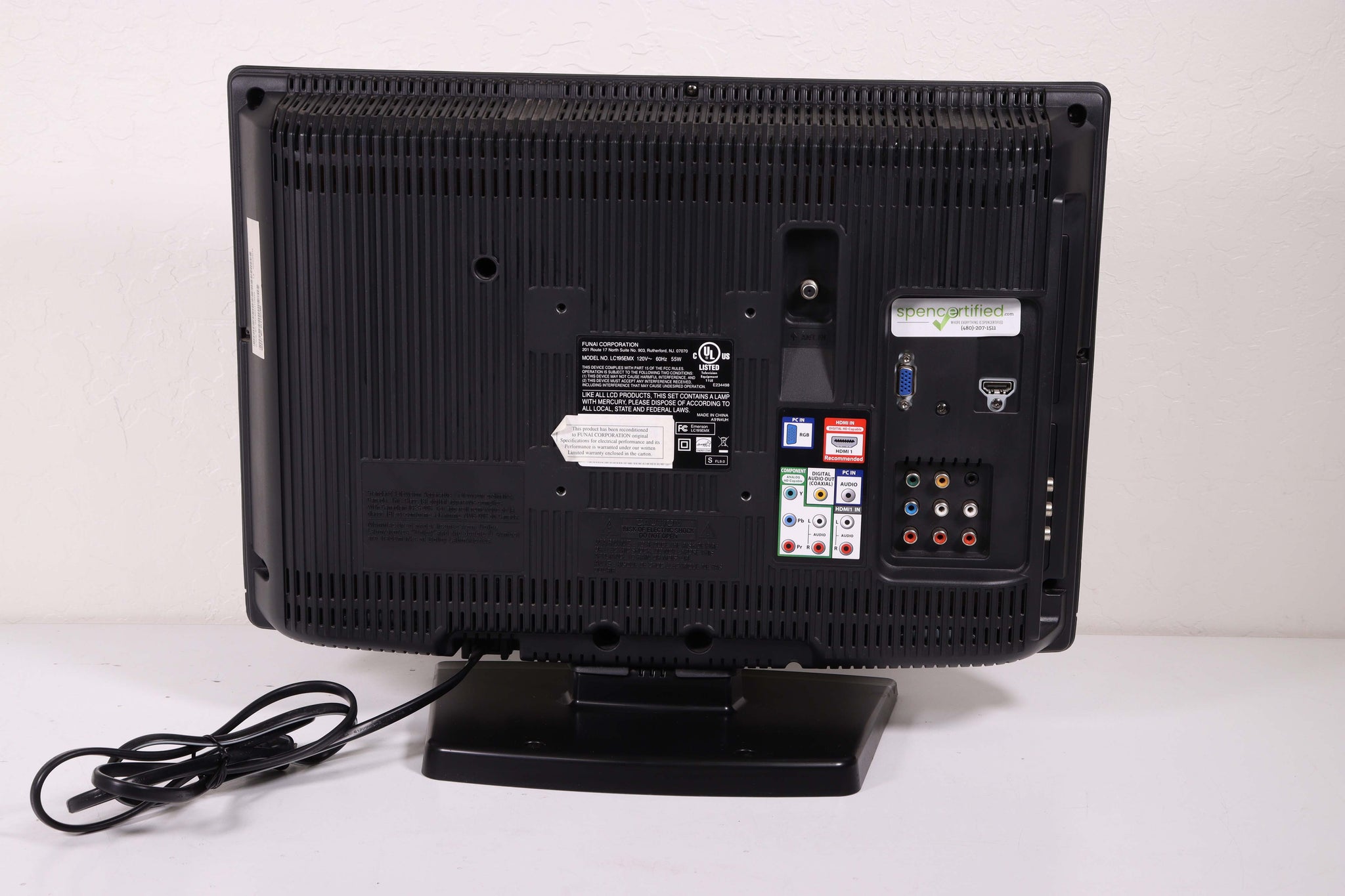 Emerson LC195EMX 19 Inch TV Television Screen HDMI (No Remote)