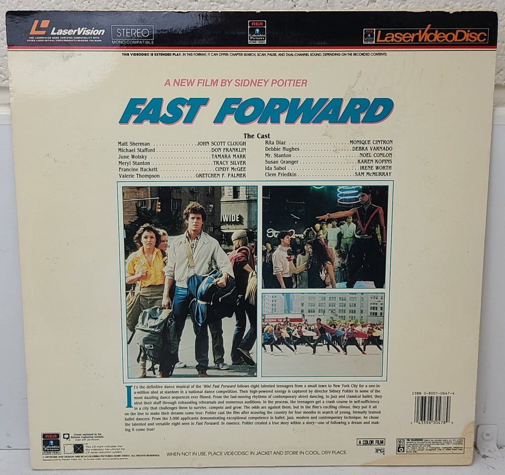 Fast Forward LaserDisc Movie