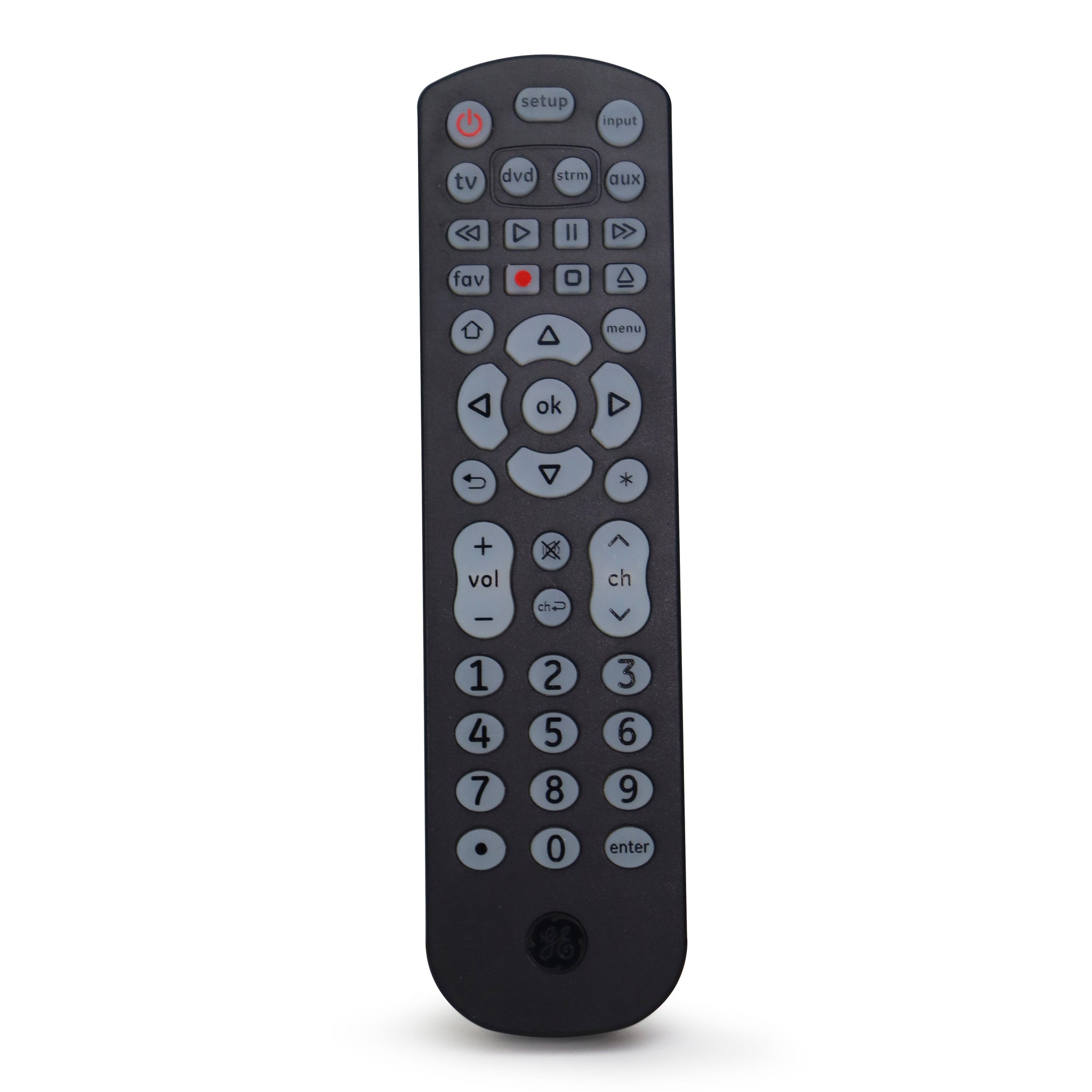 GE 40081 4 Device Universal Remote Control for Samsung TV, Roku and Mo