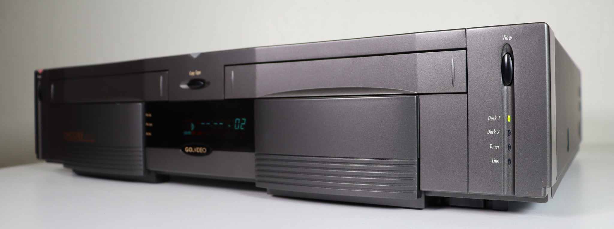 GoVideo GV-3070X Dual Deck VHS Player VCR Hi-Fi Like New — SpenCertified