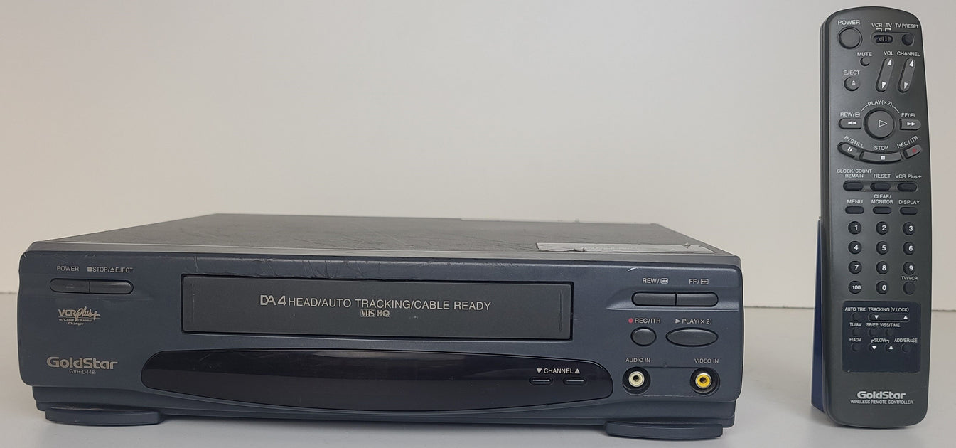 Goldstar GVR-D448 VCR / VHS Player — SpenCertified