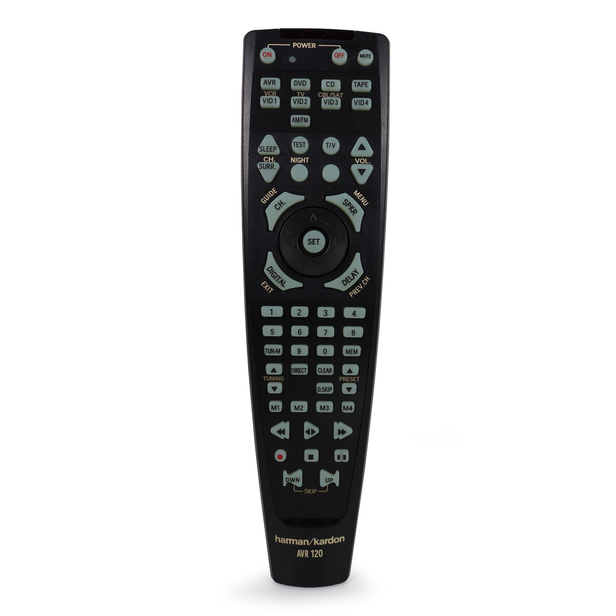 Harman/Kardon AVR 120 Remote Control for AV Receiver AVR 120 ...