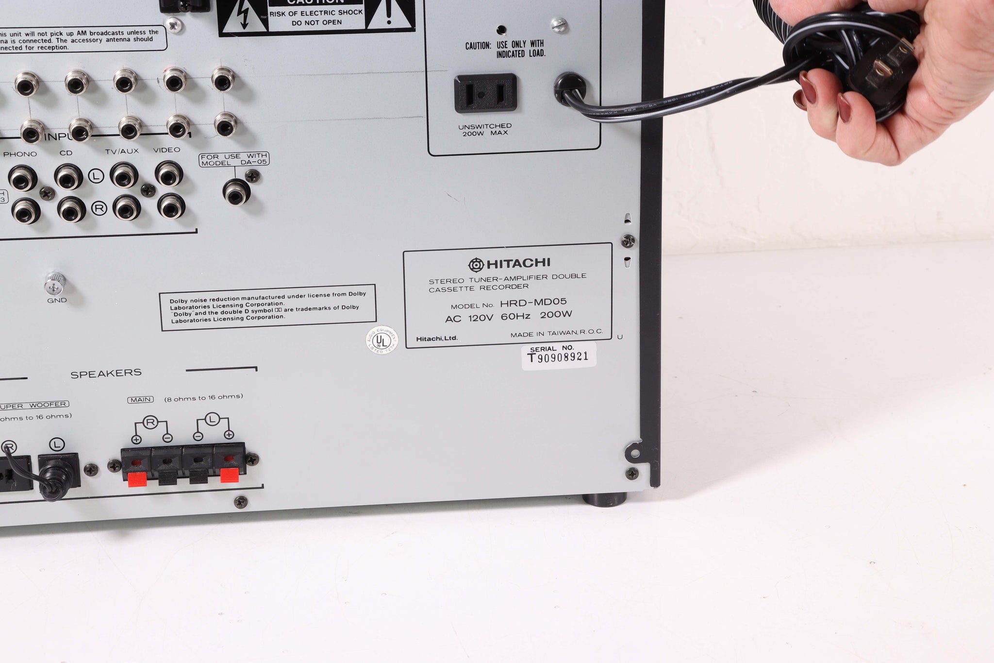 Hitachi Stereo Tuner-Amplifier Double Cassette Recorder