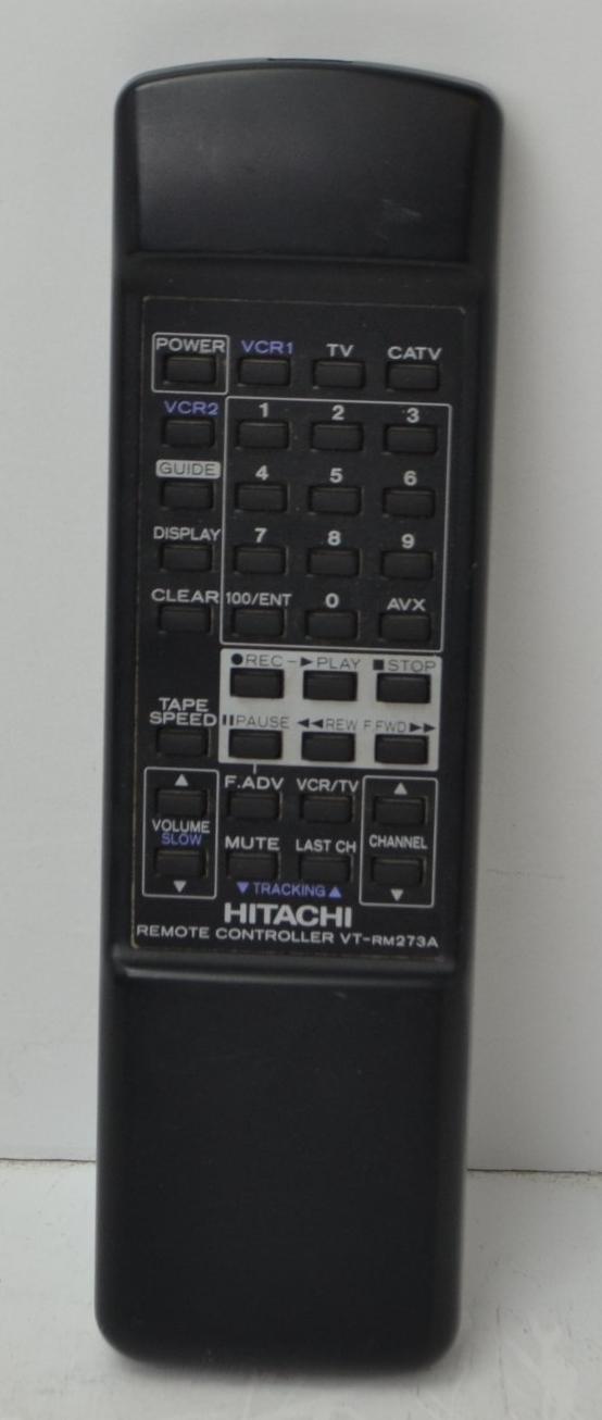 Hitachi - VT-RM273A - VCR / VHS Player - Remote Control 5616492 ...