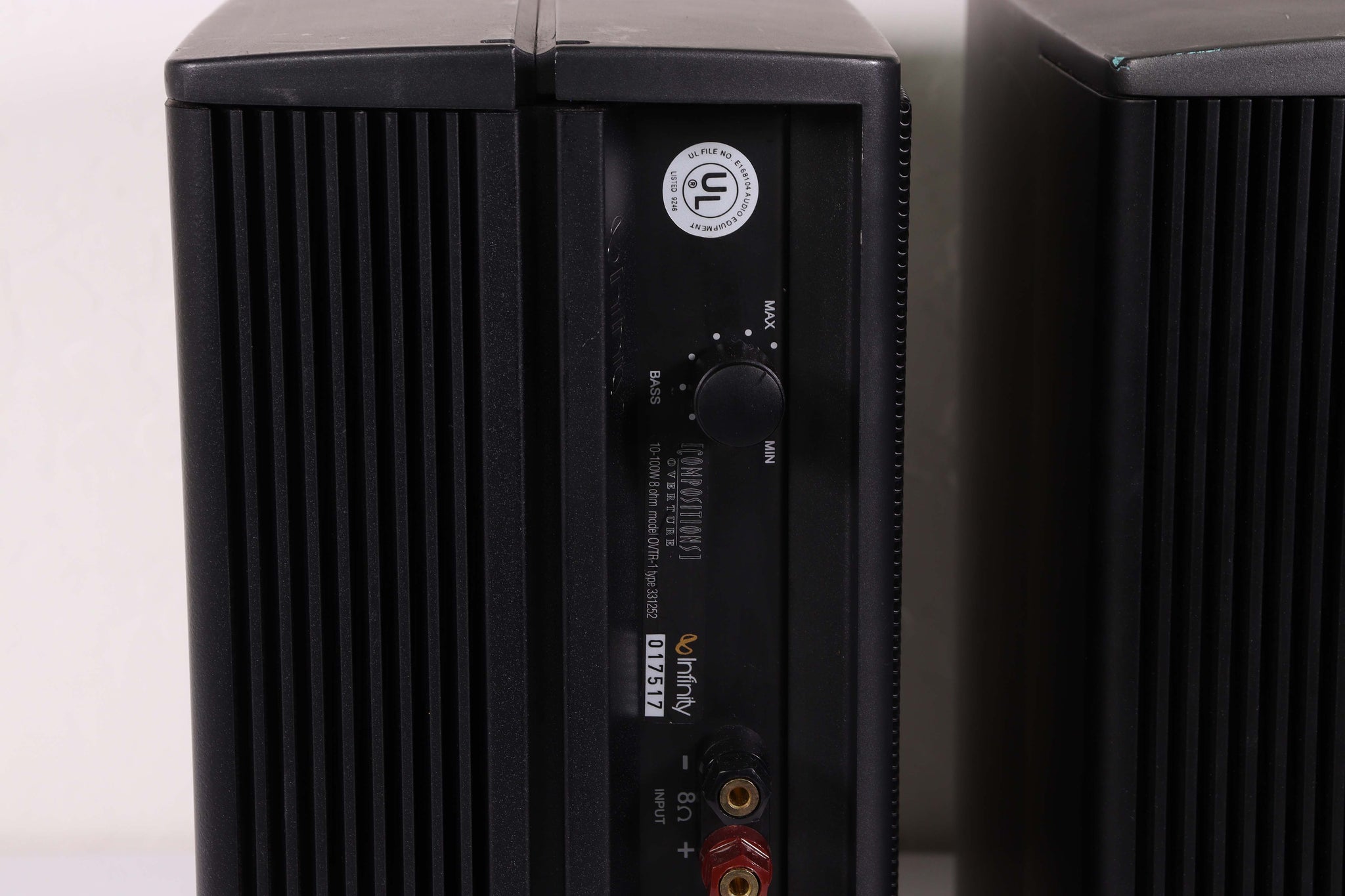Infinity Overture Compositions Speaker Pair with Built-in Powered Subw