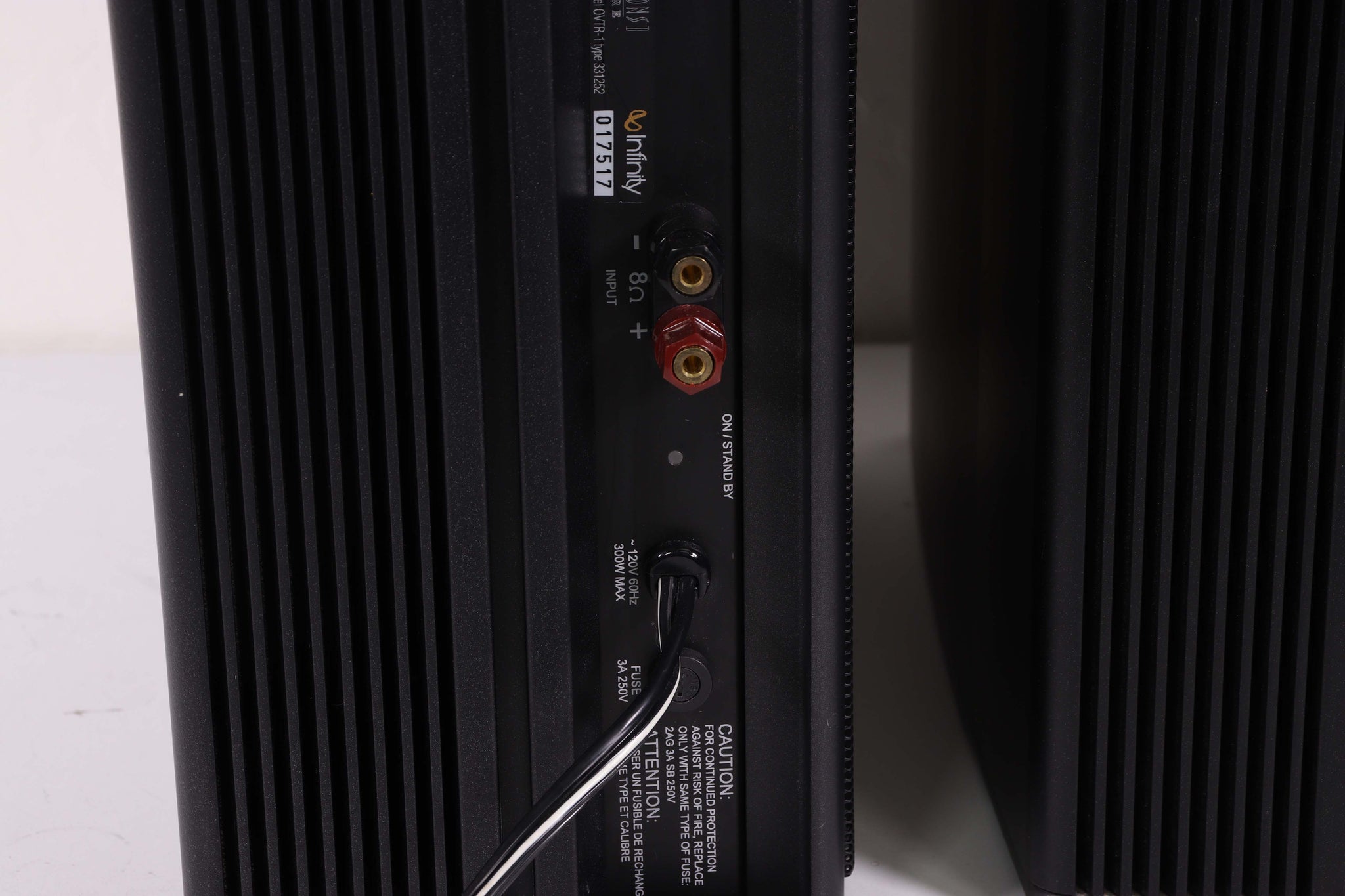 Infinity Overture Compositions Speaker Pair with Built-in Powered Subw
