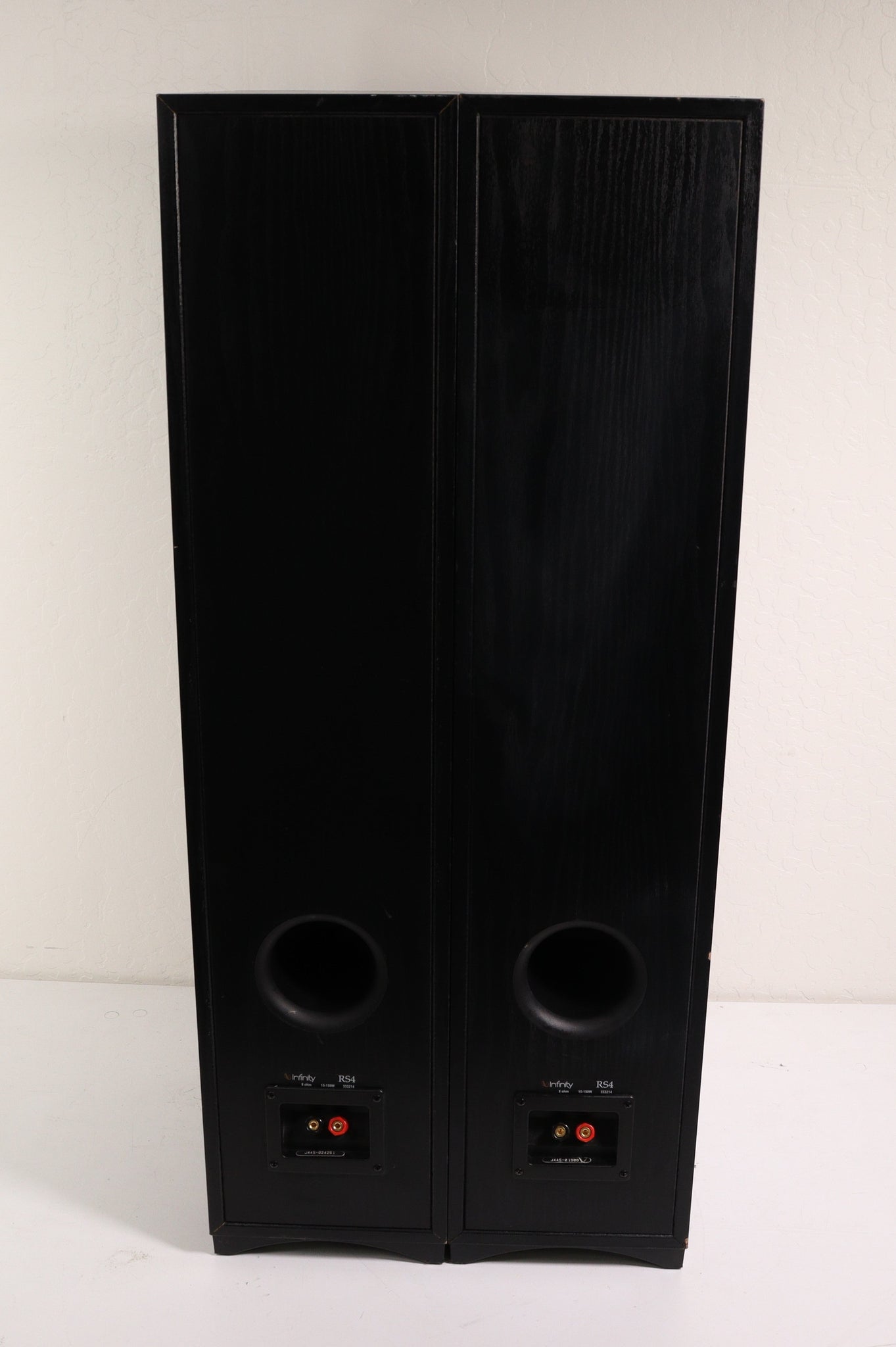 Infinity RS4 Tower Speaker Pair Ported 8 Ohms 15-150 Watts 2 Way