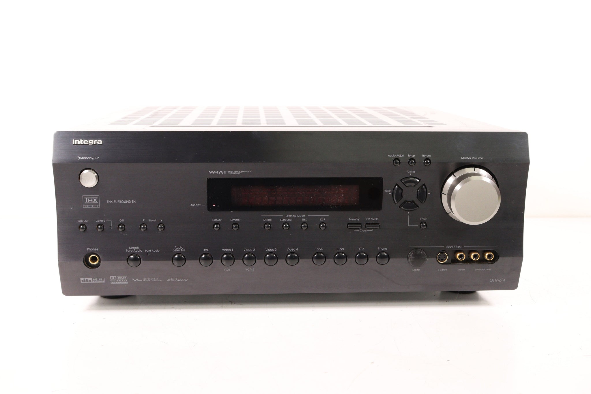 Integra DTR-6.4 Receiver Audio/Video Phono Digital Optical AM/FM Radio