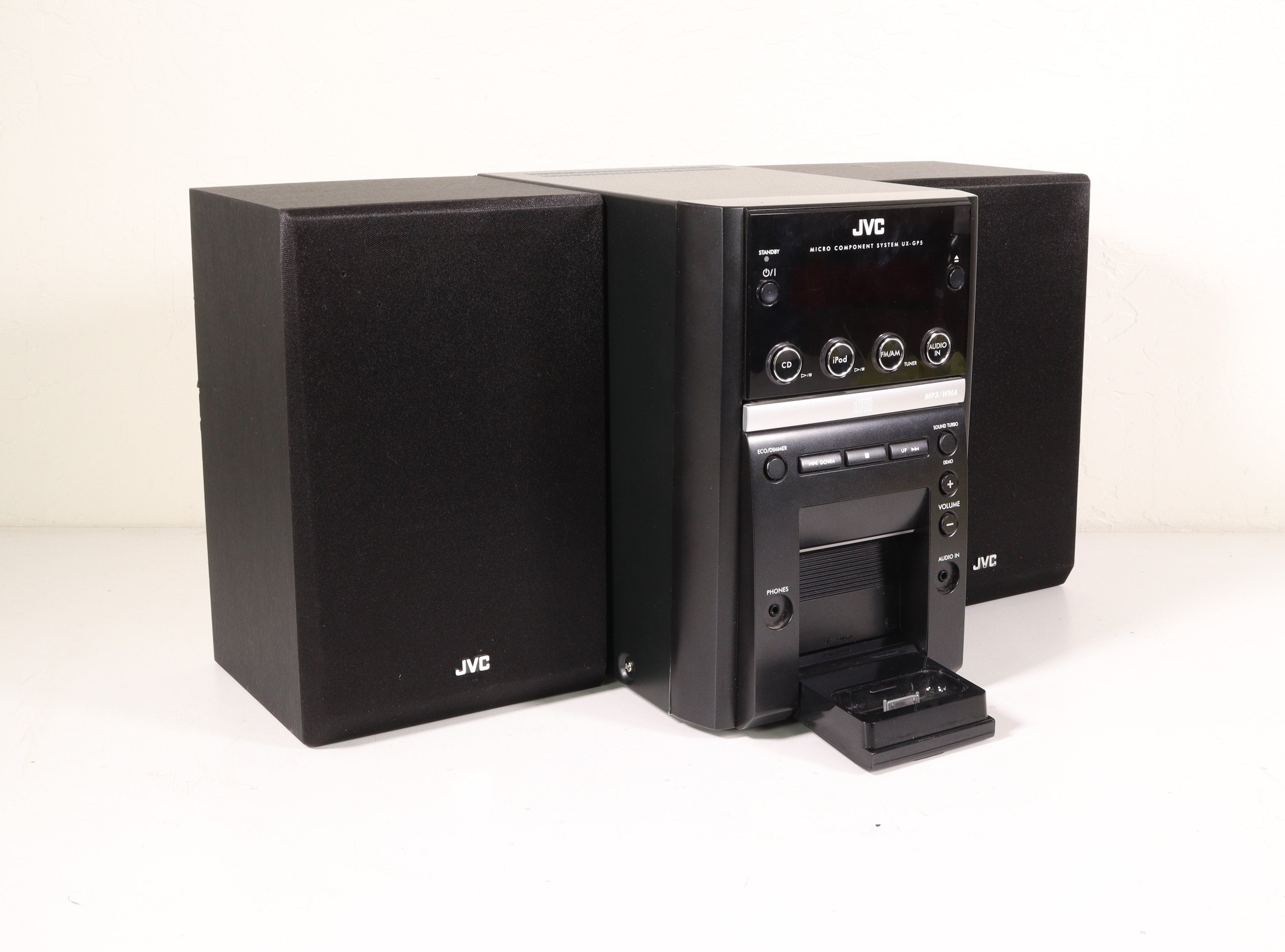 JVC CA-UXGP5 CD Player Receiver Amplifier System Bookshelf Speakers ...