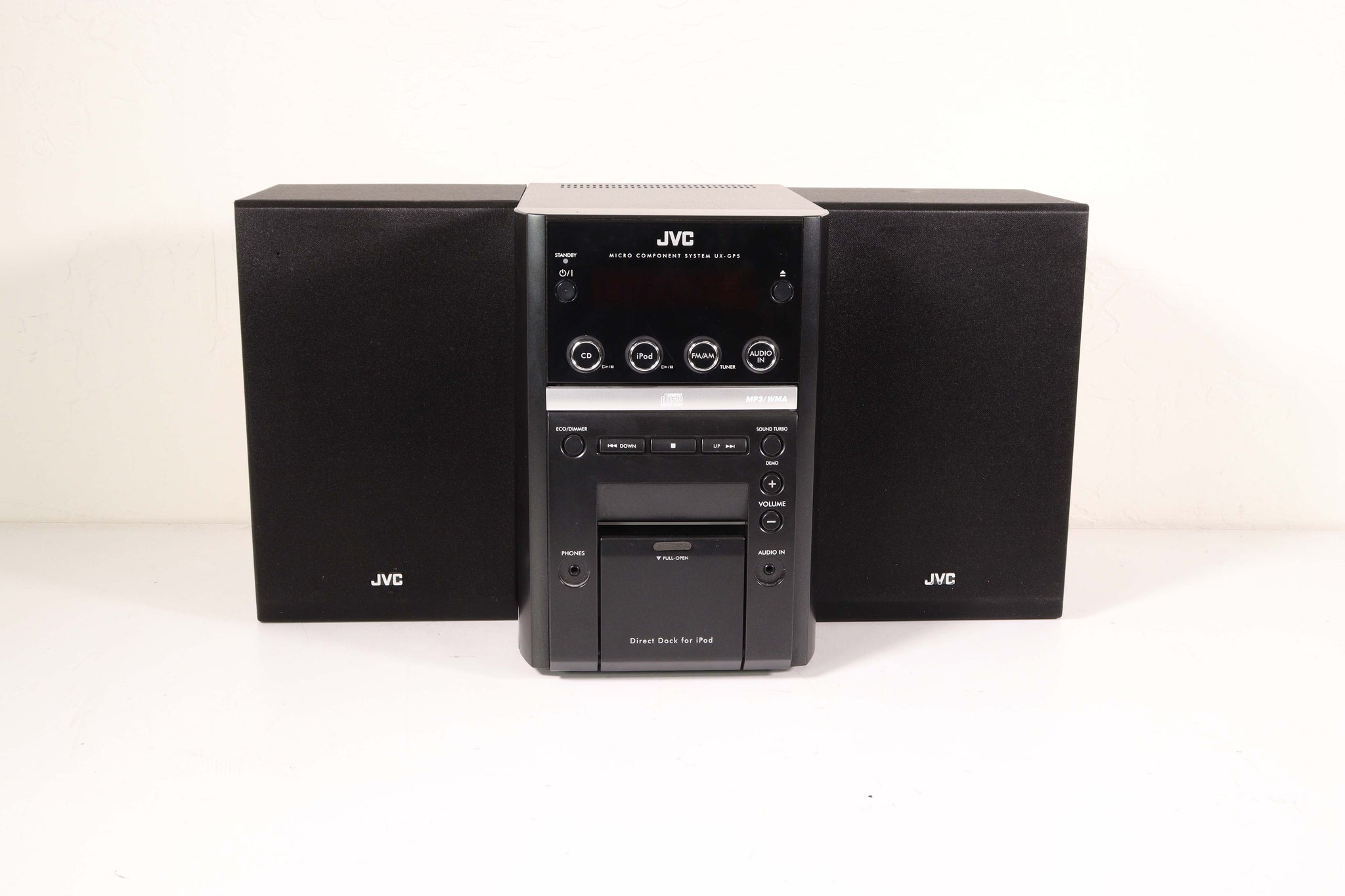 JVC CA-UXGP5 CD Player Receiver Amplifier System Bookshelf Speakers