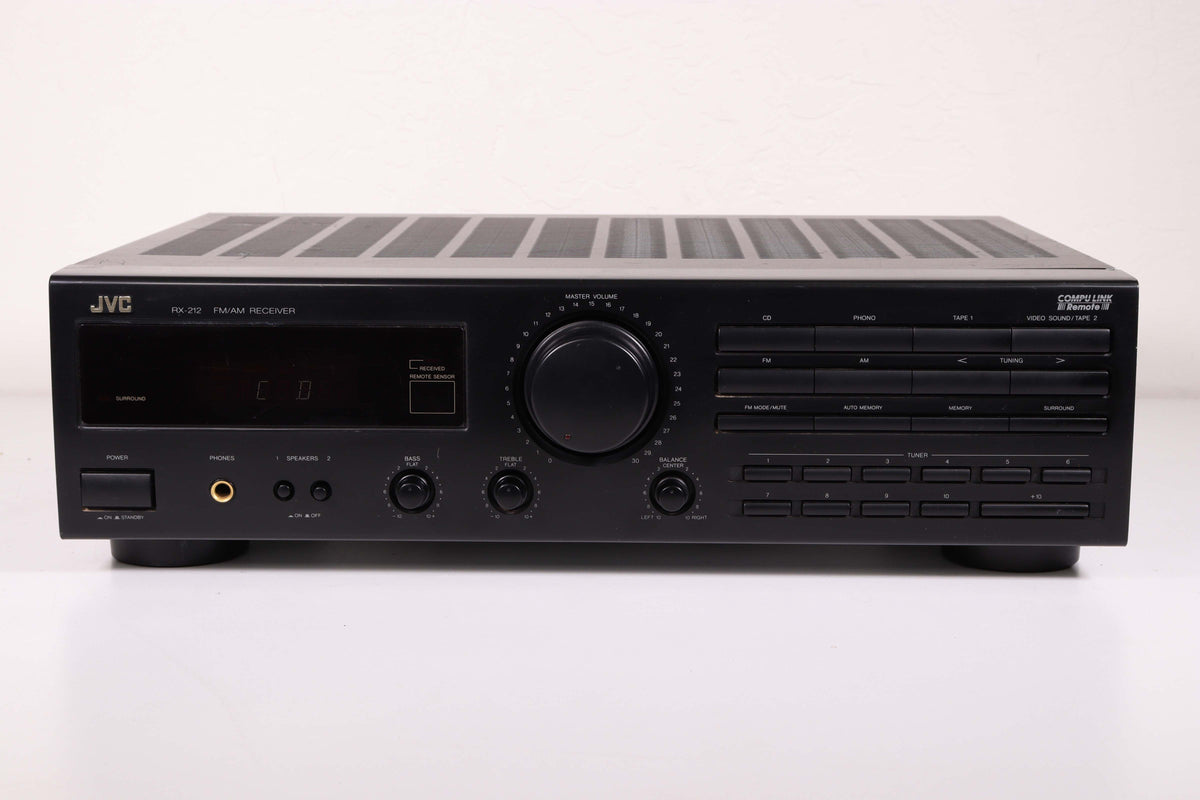 JVC RX-212 Home Audio AM/FM Tuner Amplifier Receiver (No Remote ...