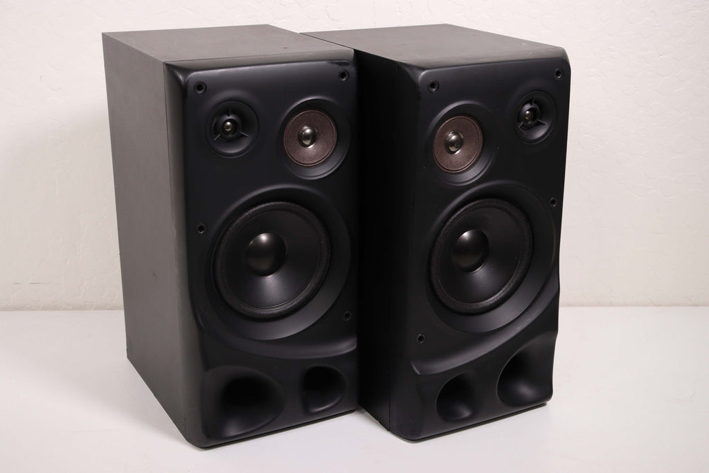 JVC SP-MXC5BK 3-Way Speaker System Small Bookshelf Pair Set 50 Watts 8